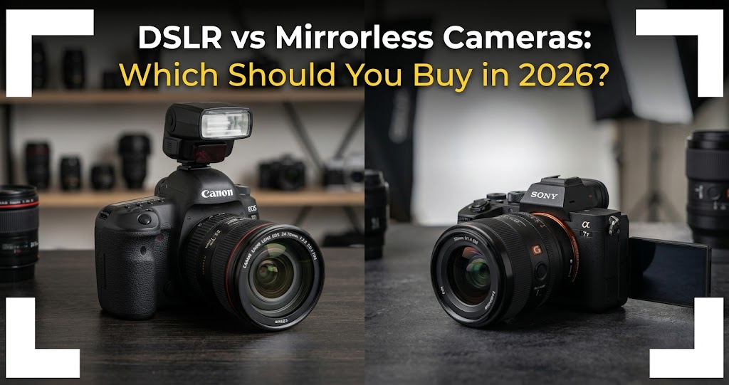 DSLR vs Mirrorless Cameras: Which Should You Buy in 2026?